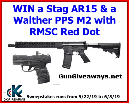Stag Arms AR-15 Rifle + Walther PPS M2 w/Red Dot Giveaway