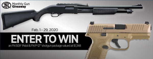 FN 509 Pistol + FN P-12 Shotgun Package Giveaway