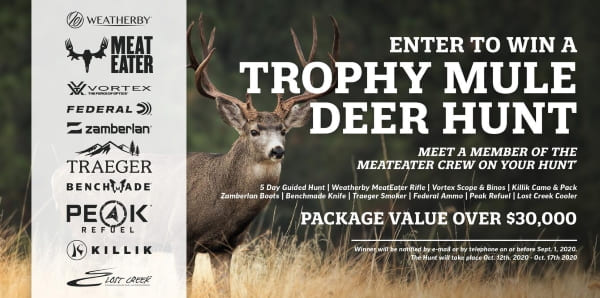 Trophy Mule Deer Hunt + Gear Package Giveaway