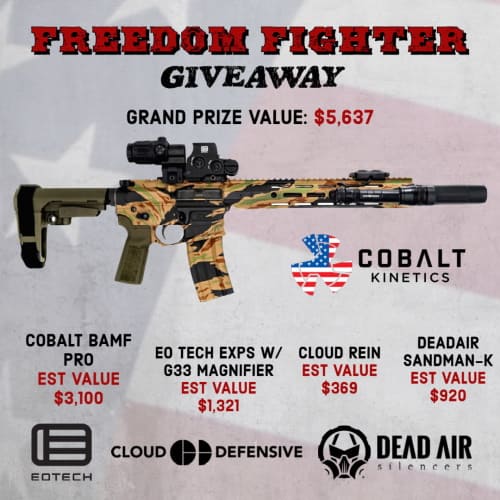 Cobalt Kinetics BAMF 12.5″ AR-15 Pistol, EoTech Sight, Cloud REIN ...